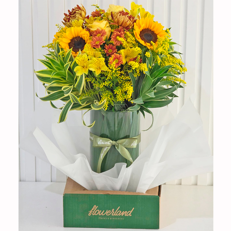 Vaso de Flores Emily (grande) – FlowerLand Flores